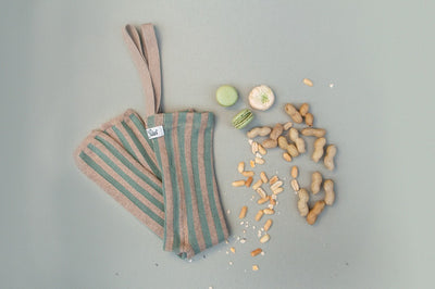 【SILLY Silas】Footless Collection MatchaxPeanut Striped レギンス 6-12m,1-2y ...