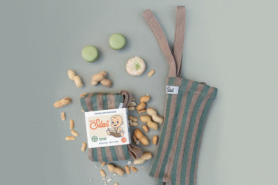 【SILLY Silas】Footless Collection MatchaxPeanut Striped レギンス 6-12m,1-2y ...